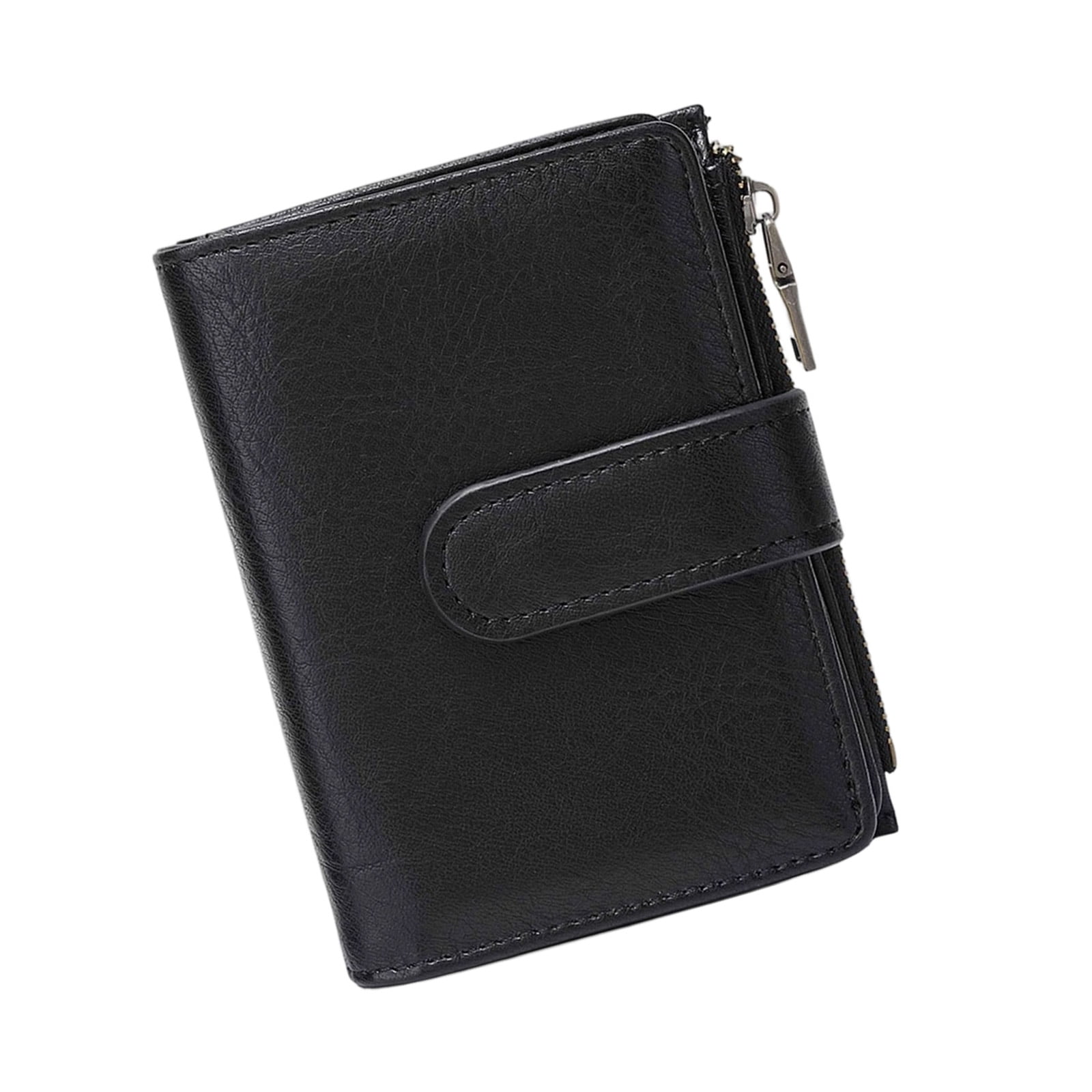 2. Vintage PU Wallet Slender Blocking Spacious Coin Pocket Practical ...
