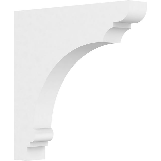2"W x 12"D x 12"H Standard Hughes Architectural Grade PVC Bracket ...