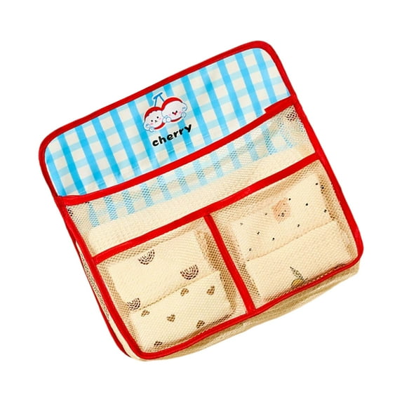 2. Wall Mounted Laundry Storage With Playful Patterns, Multi-Pocket PP ...