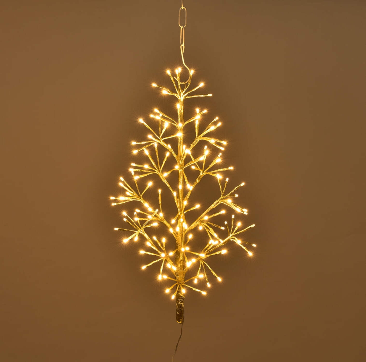 2' Warm White LED Wall Mount Tree - Walmart.com