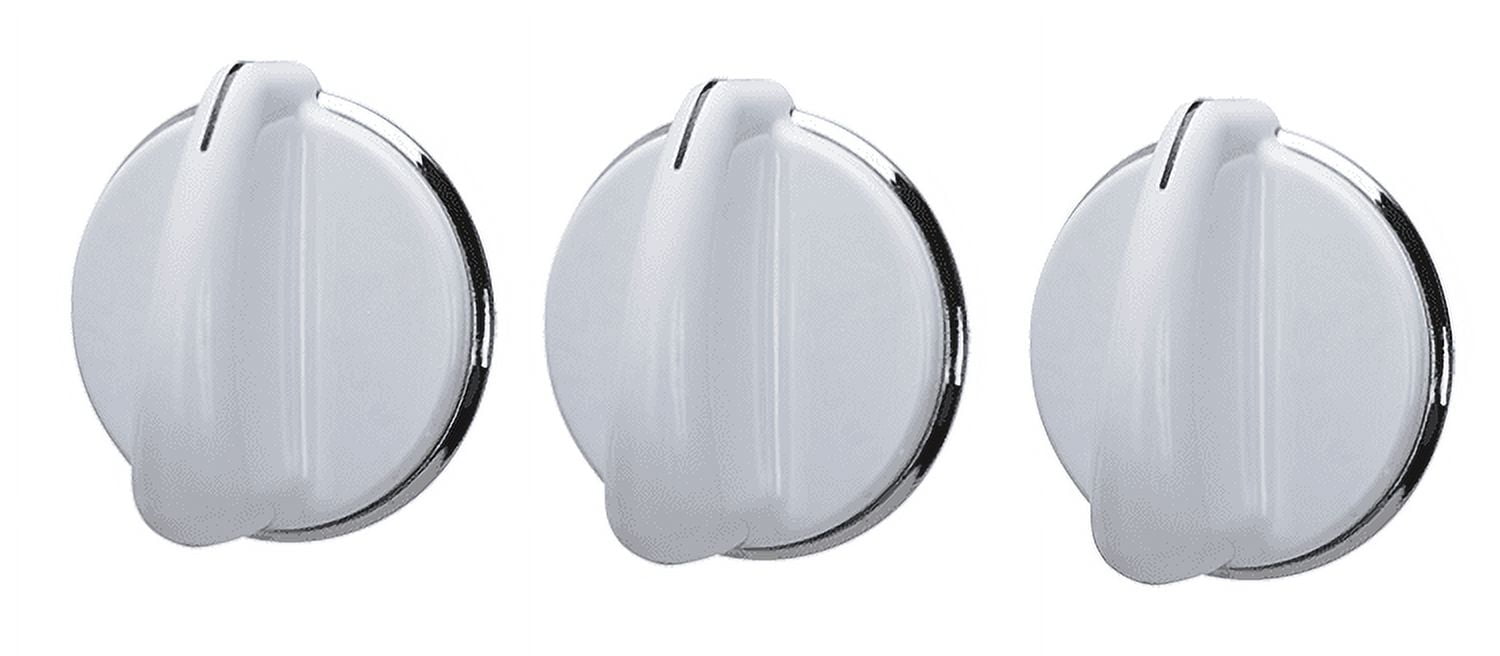 Replacement Part, GE Washing Machine Dryer Control Knobs, White Silver ...