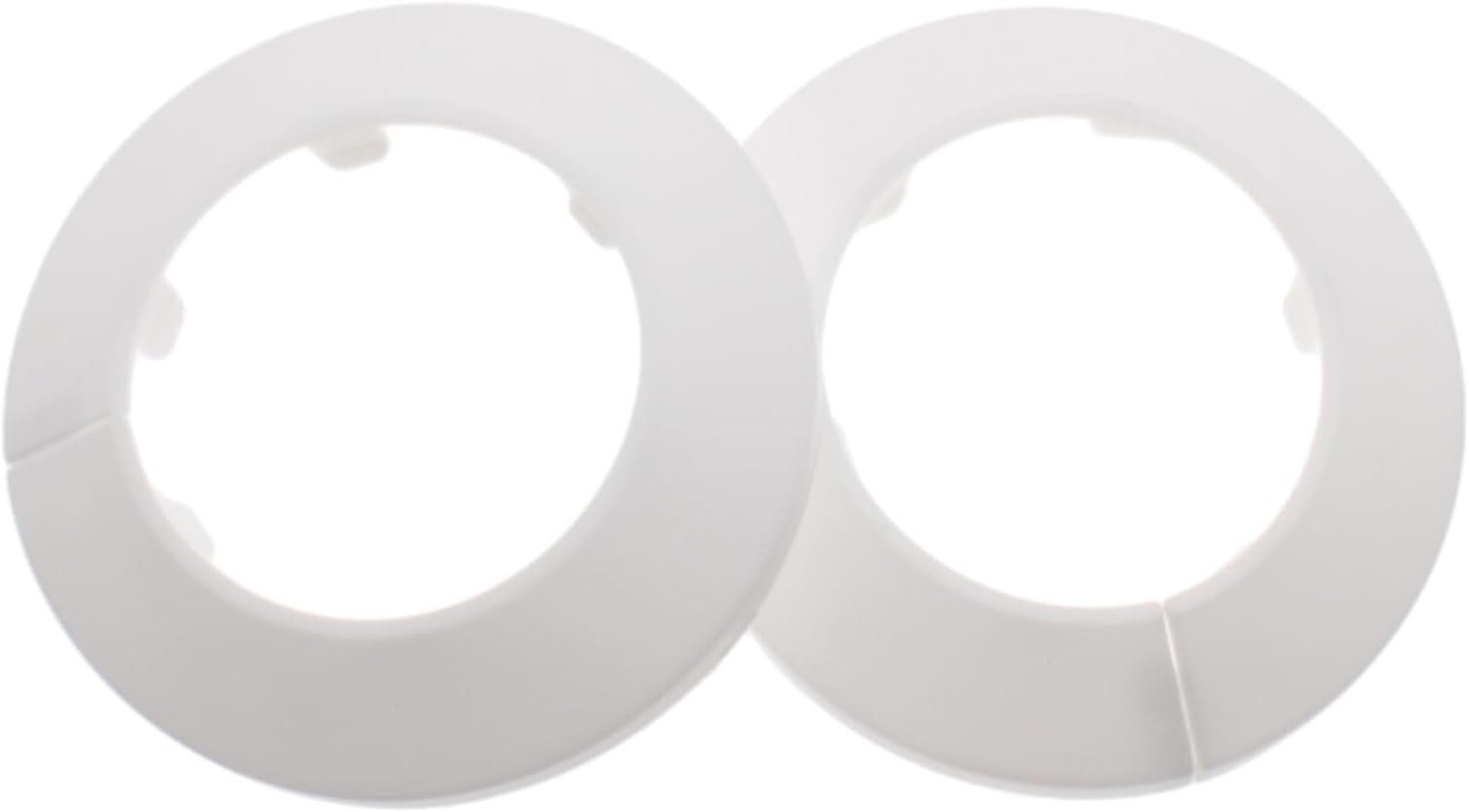 2" Water Pipe Flange Cover 4 Pcs Snap Type Round Escutcheon Plate for ...