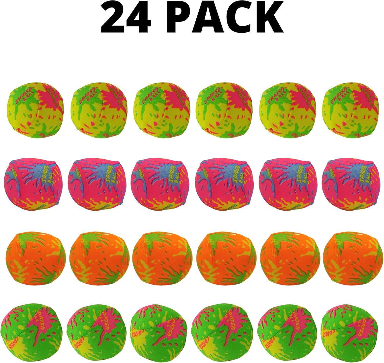 2" Water Splash Balls Float, Mini Bomb Balls for Pool, Absorbent Ball ...