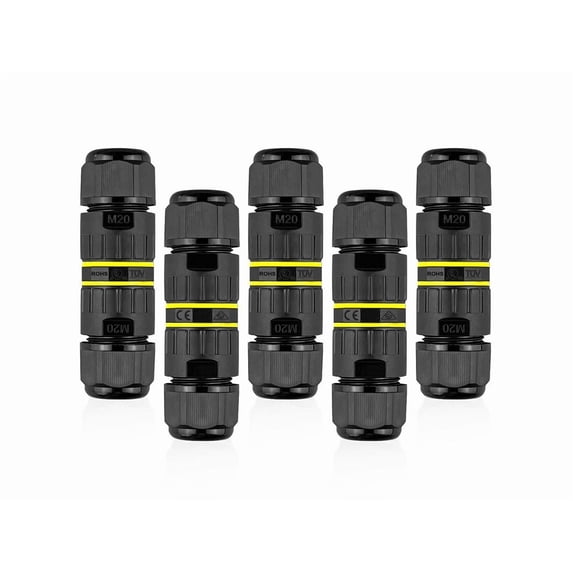 2 Way 3 Pin Junction Box IP68 Outdoor Waterproof Electrical Cable ...