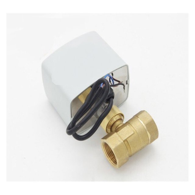 2 Way 3 Wires Motorized Ball Valve Electric Actuator With Manual Switch ...