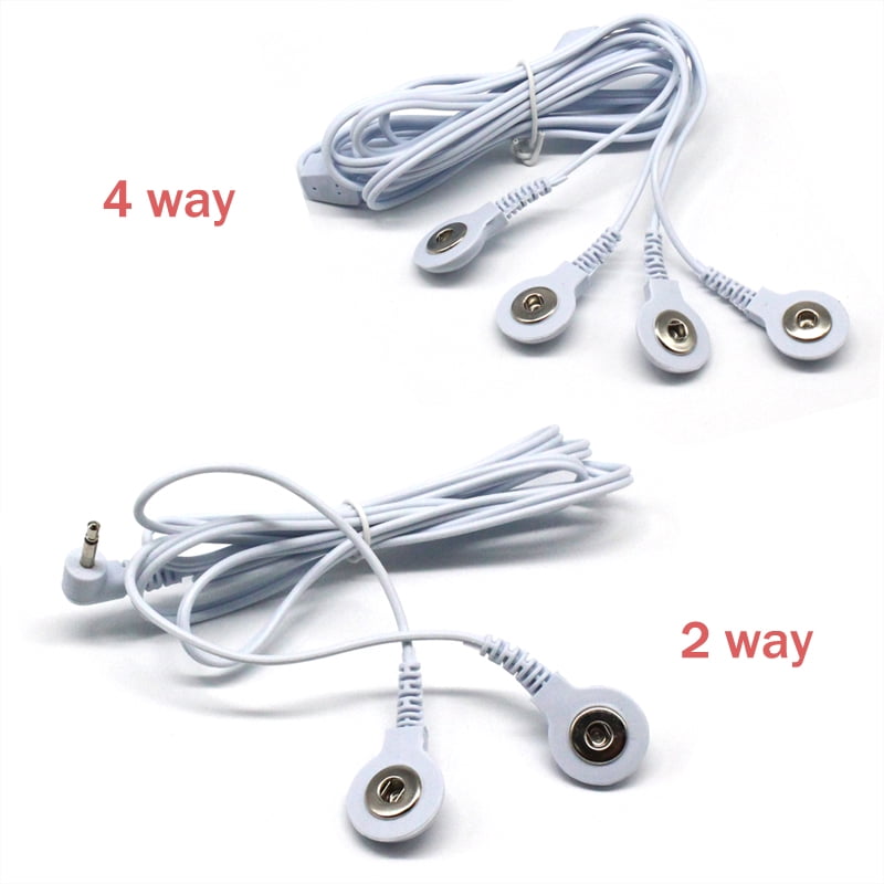 2 Way4 Way Machine Massager Button Cable Electrode Electrode Padsstandard Connection Massage