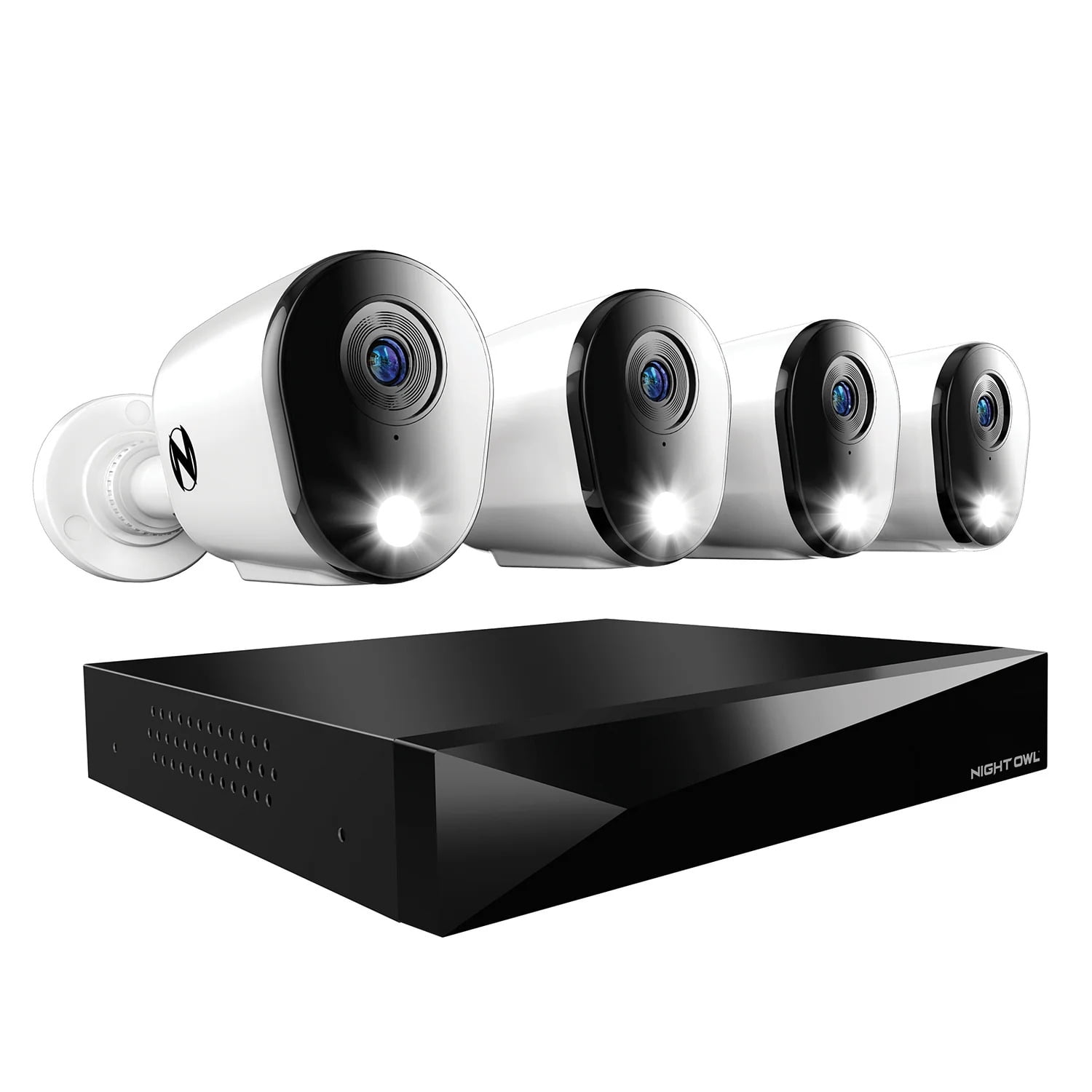 2-Way Audio 12 Channel DVR Security System with 2TB Hard Drive and 4 ...
