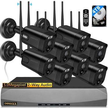 Uniden UC4402 1080P Indoor/Outdoor Security Cloud System With 5-Port ...