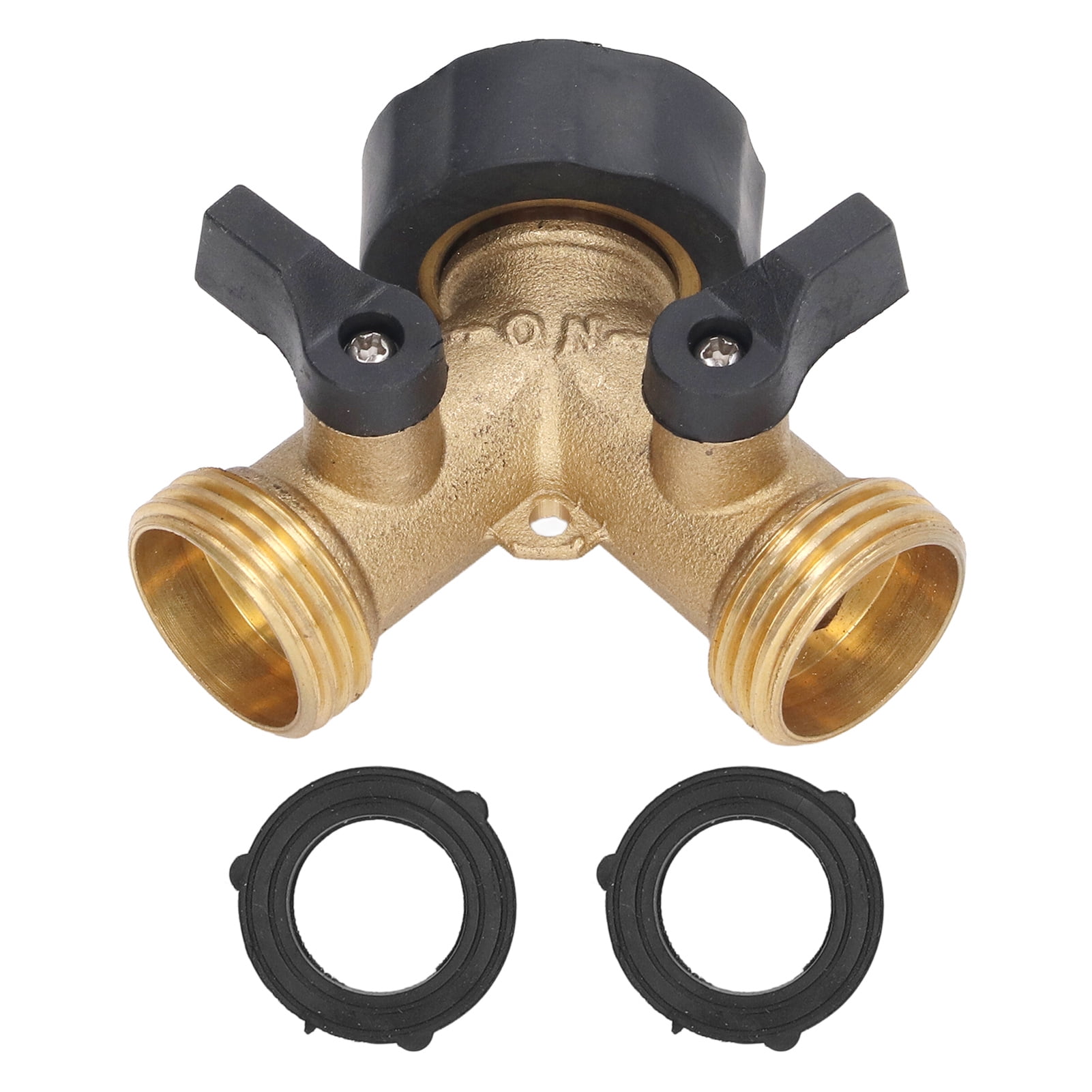 2 Way Ball Valve Durable Brass Plastic Valve Switch 3/4in Thread Brass ...