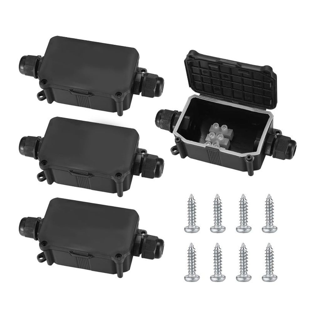 2 Way Cable Connectors IP66 Waterproof Junction Box Set of 4 for ...