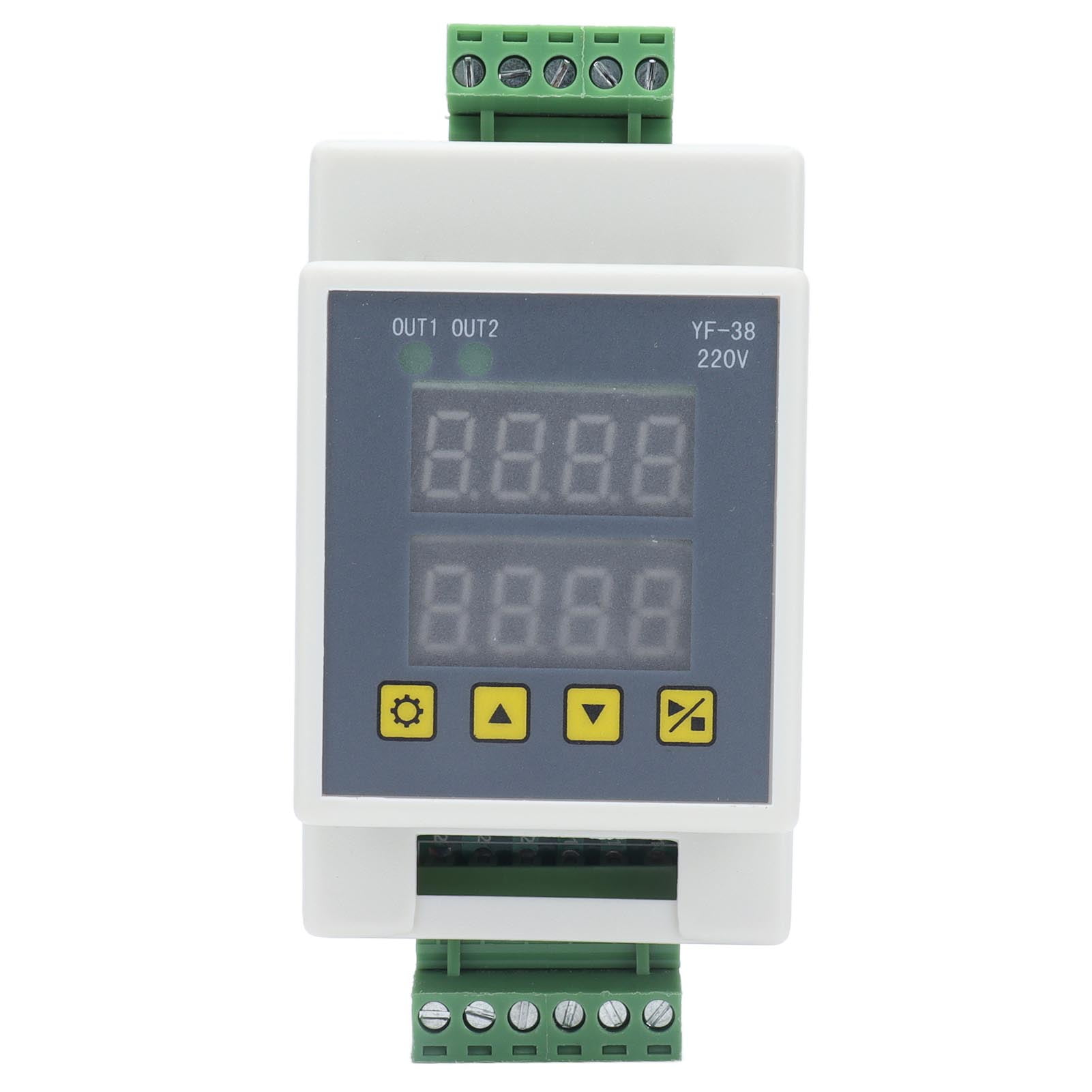 2-Way Delay Relay Module, YF-38, 220V, 10A, Adjustable Timing Cycle ...