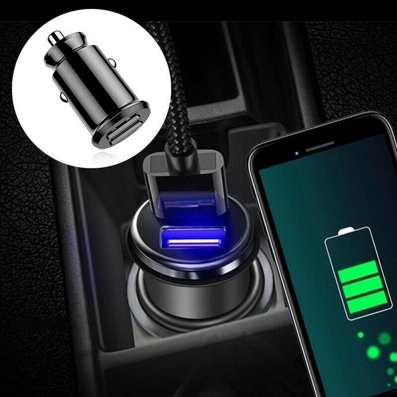 2 Way Fast Car Charger Socket Charger Splitter Power Adapter Dual USB 12V Car USB Charger ...