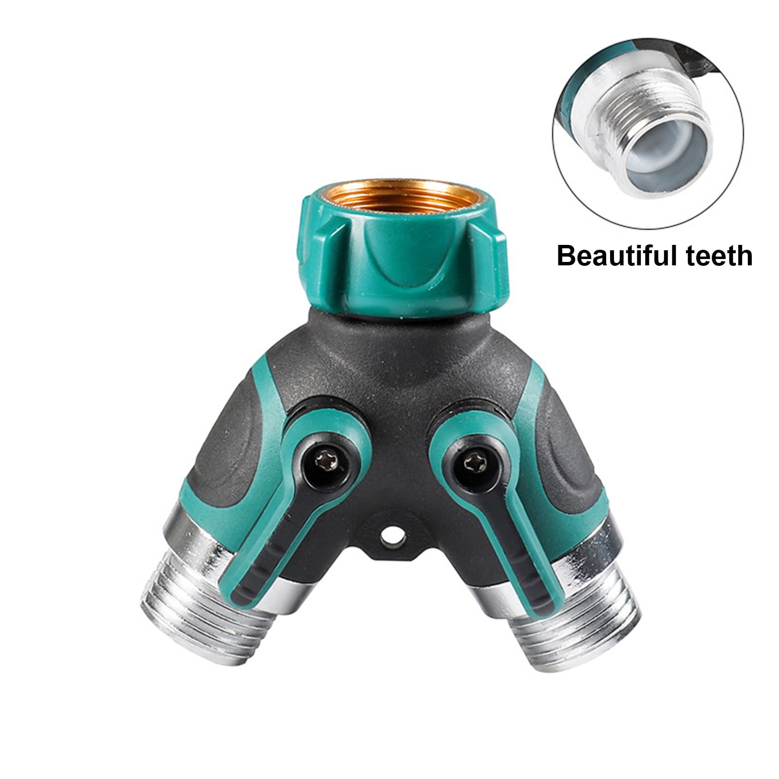 2 Way Faucet Splitter, Faucet Splitter For Garden Hose, Faucet Duplex ...