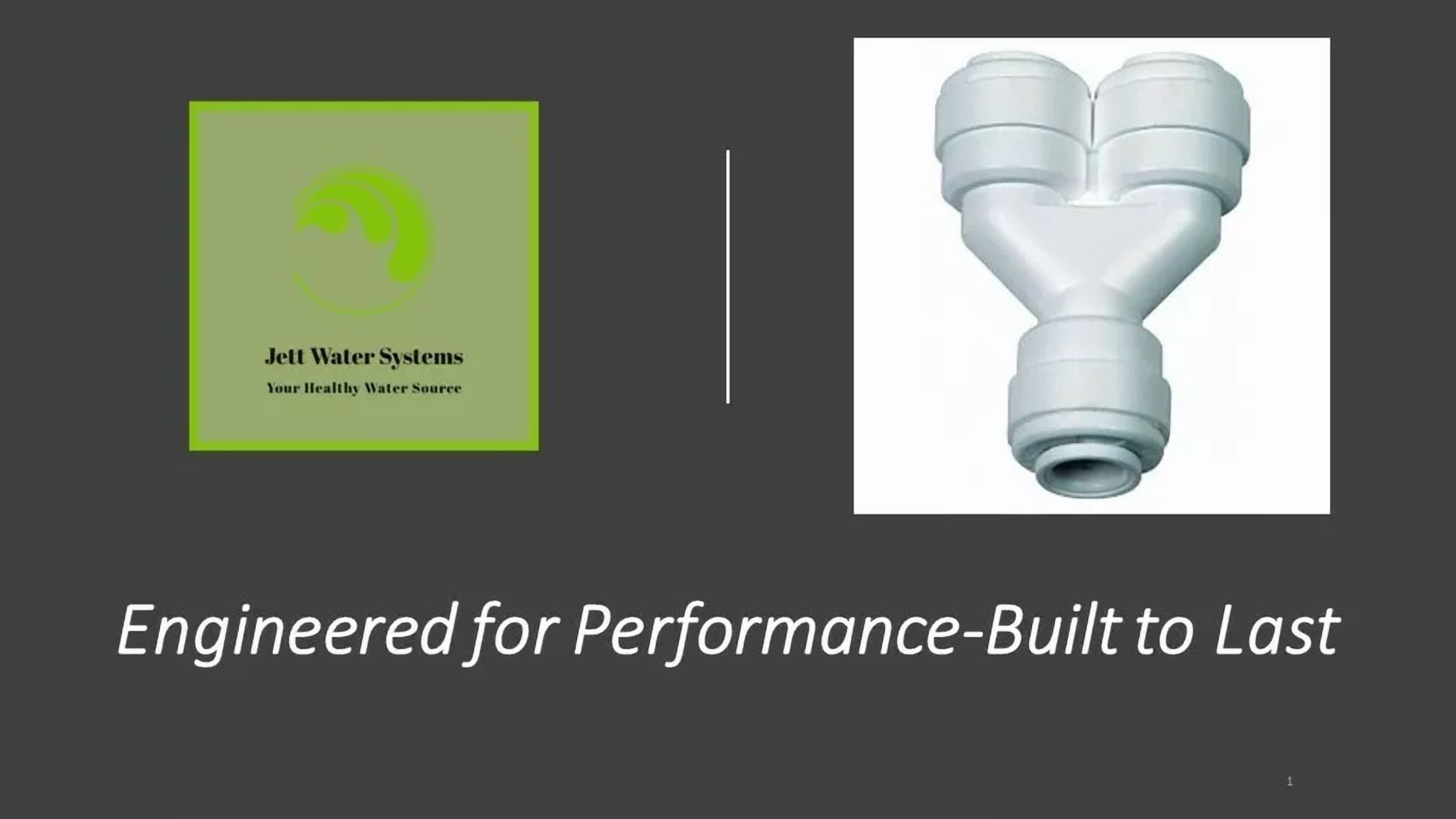 2-Way Flow Divider Water Fitting (1/4" Push To Connect) - Walmart.com