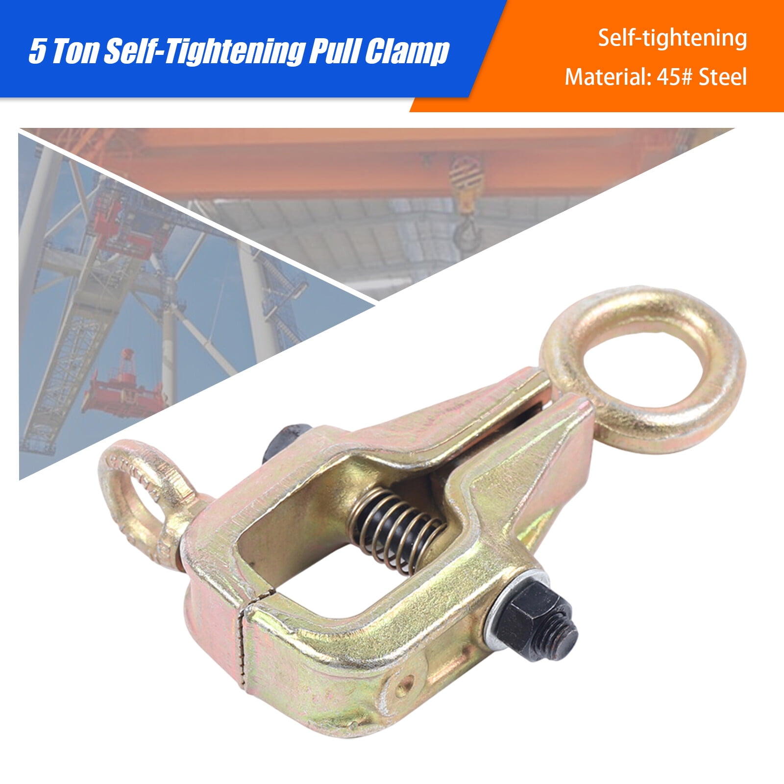 2 Way Frame Pull Clamp, 5 Ton Auto Body Frame Pull Clamp Back Dent ...