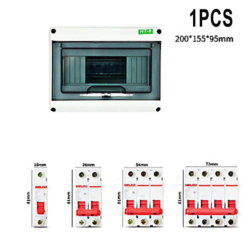 2-Way Garage Mini Consumer Unit 40A 30mA RCD + 2 MCB\s Fuse Box IP65 ...