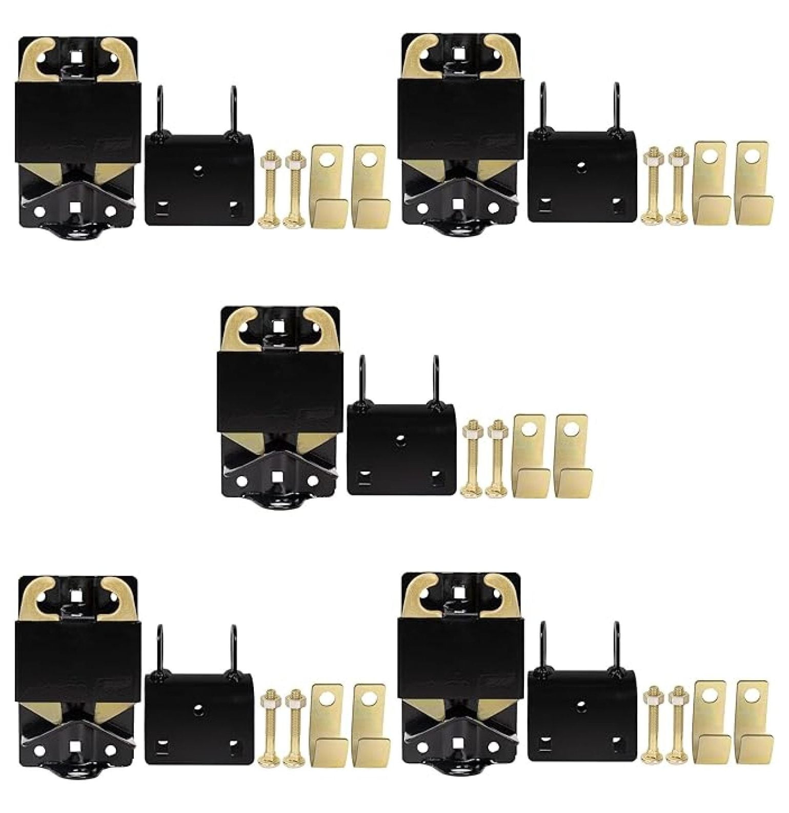 2 Way Gate Latch - 5 Pack - Lockable Gate Hardware for Farm Ranch ...