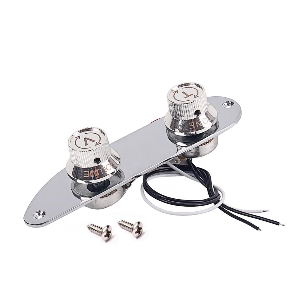 2 Way Guitar Control Plate Assembly Wire Loaded Prewired Guitar ...