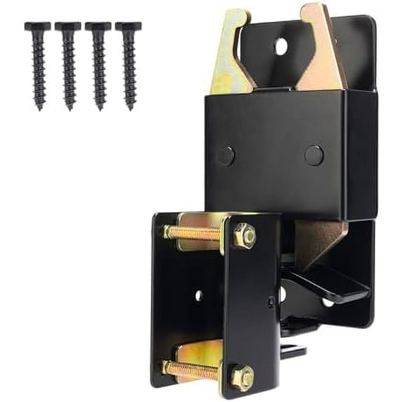 2 Way Heavy Duty Lockable Gate Latch, Black Anti-Sag Farm Gate Latch ...