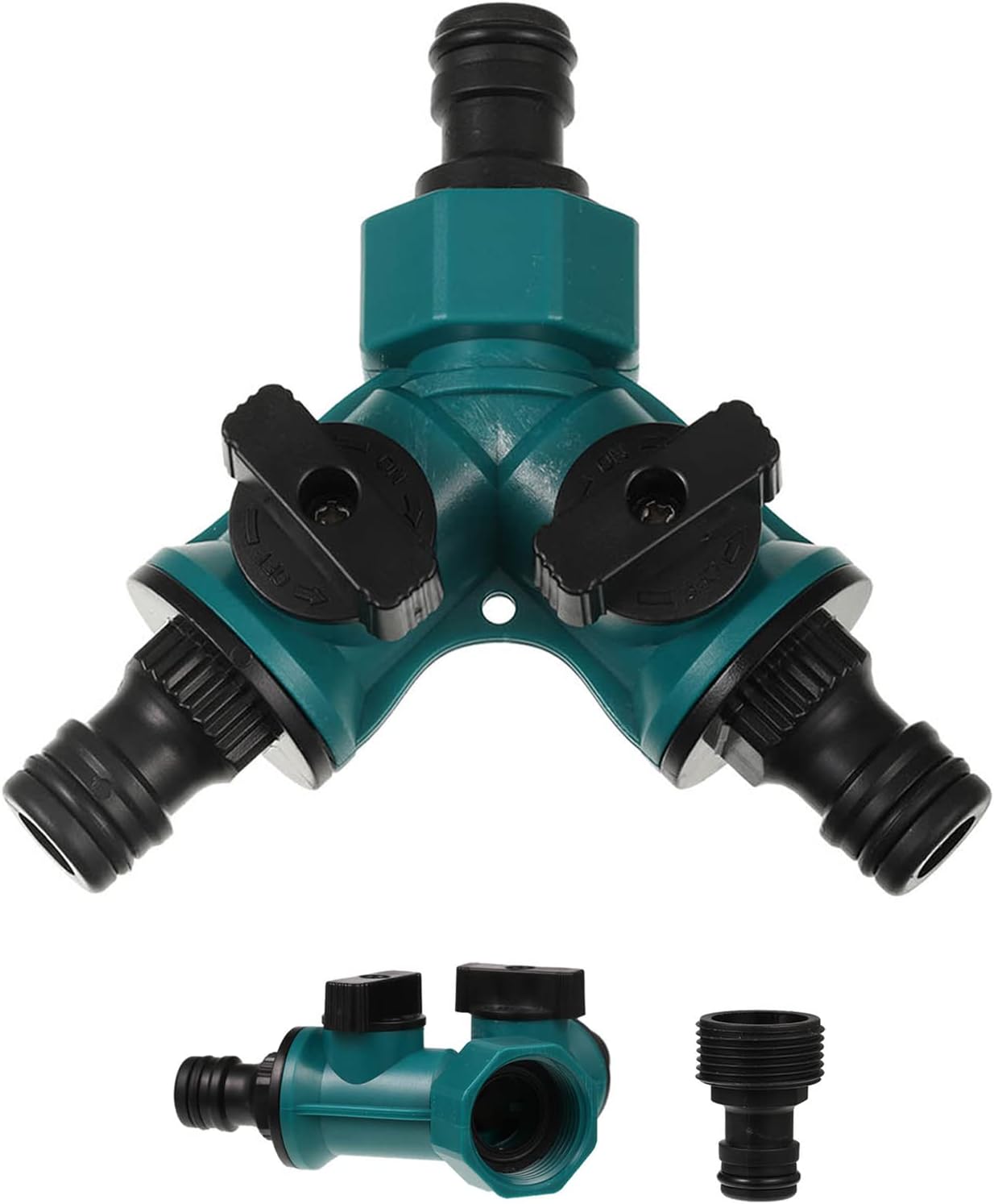 2 Way Hose Pipe Connector - Garden Y-Splitter Connection - Walmart.com
