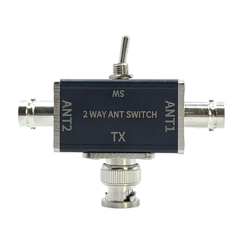 2 Way Manual Coaxial Antenna Switches Connector 100W 0-50MHz 1 Input ...