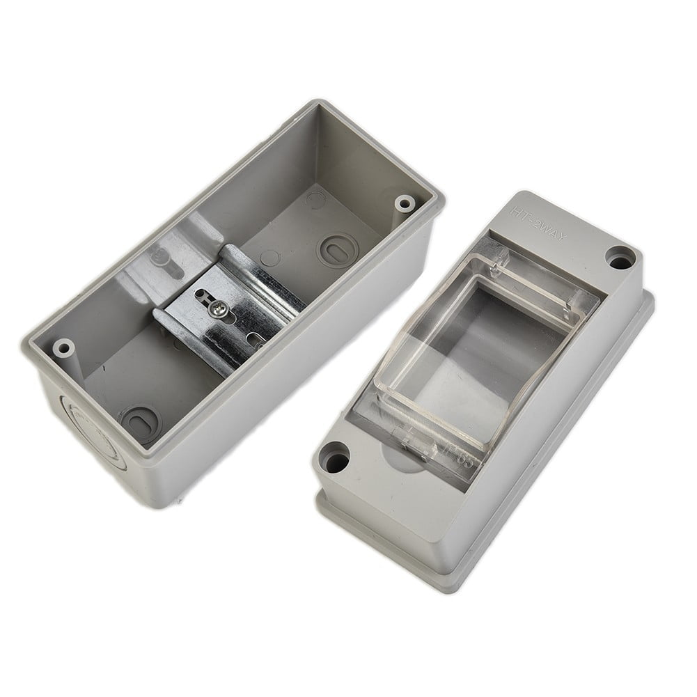 2 Way Mini Garage Consumer Unit with 40A RCD and 2 MCB Fuse Box ...