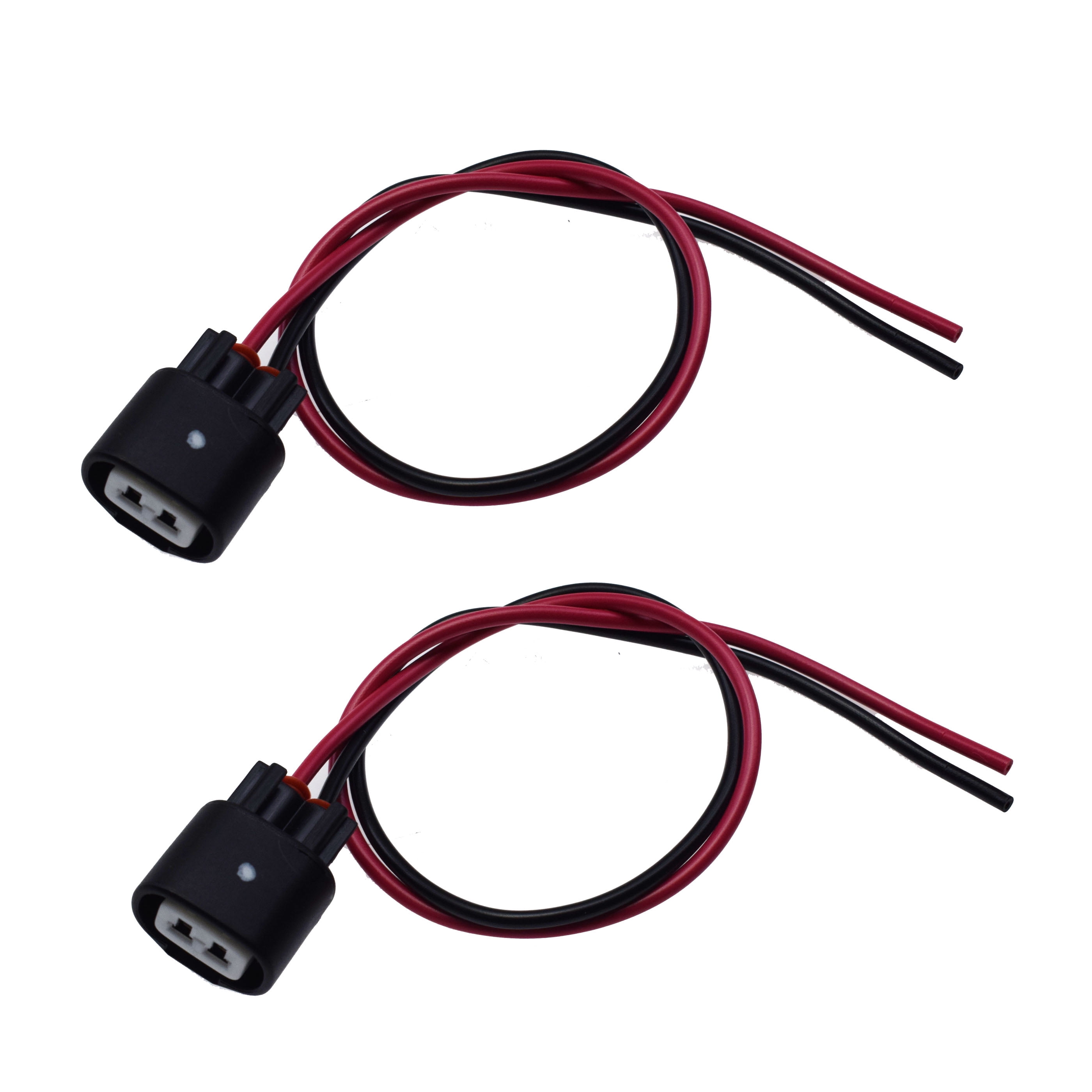 2 Way Pins ABS Wheel Speed Sensor Wiring Connector Pigtail Harness Plug ...