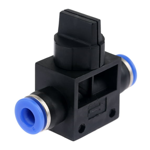 2 Way Pneumatic Push In Fittings Connector Plastic for Air/Water Hose ...