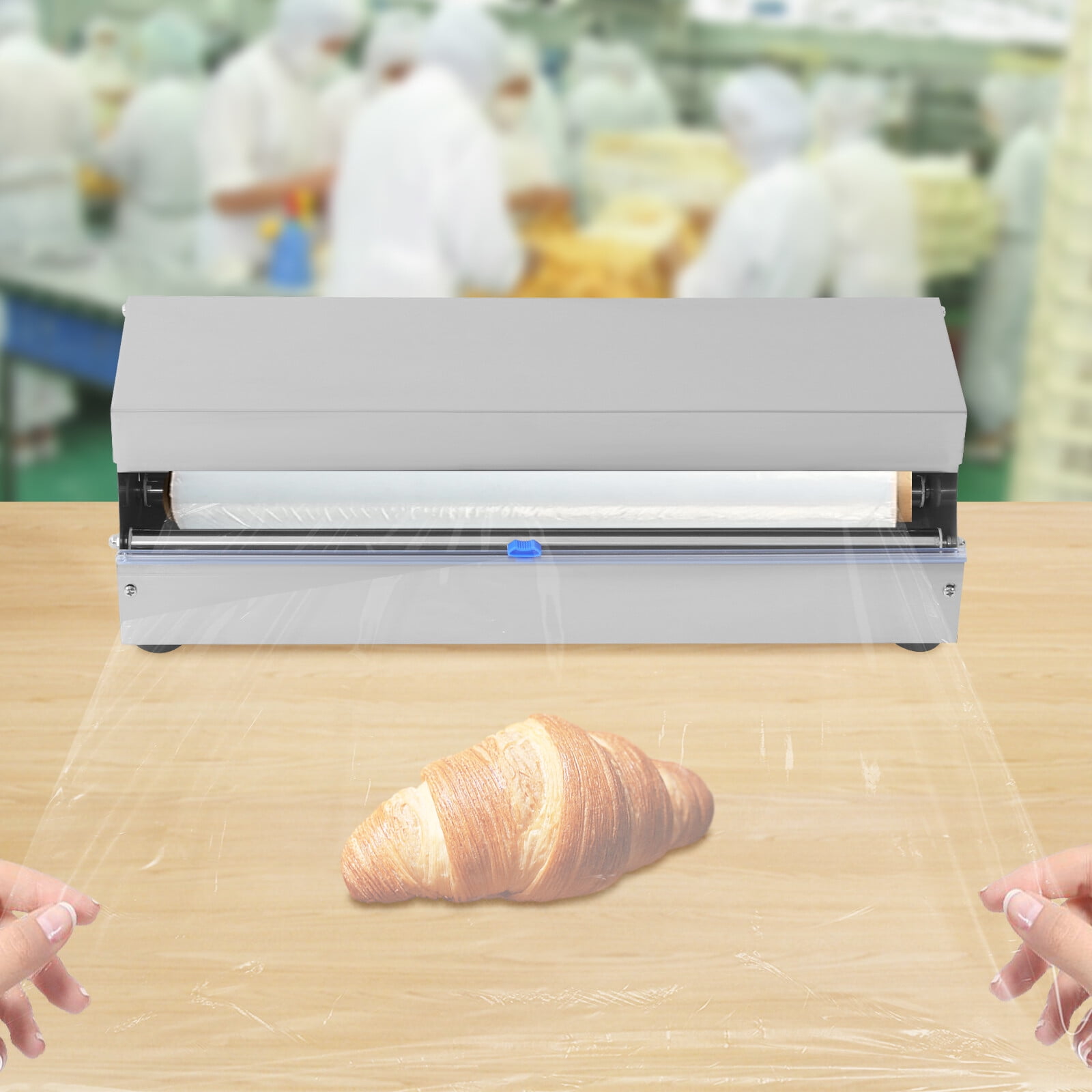 2-Way Slide Cutter for Safe One-Handed Use, Cling Film Dispenser, Food ...