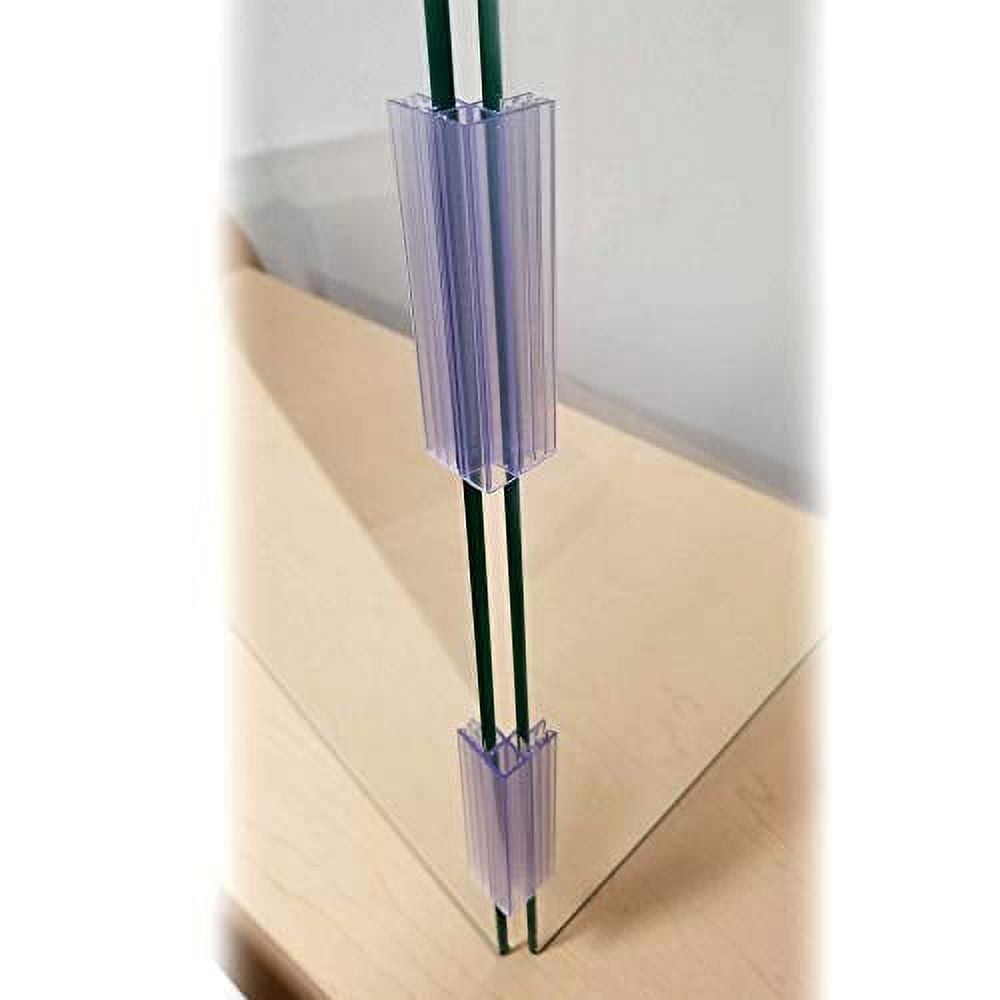 2 Way Sneeze Guard Holder™ Corner Connectors for Plexiglass, Acrylic ...