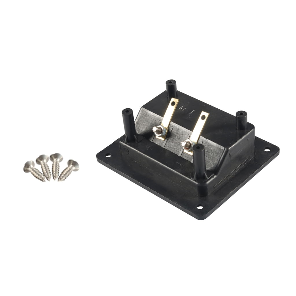 2 Way Speaker Box Terminal Cup Connector Round/Square Speaker Binding ...