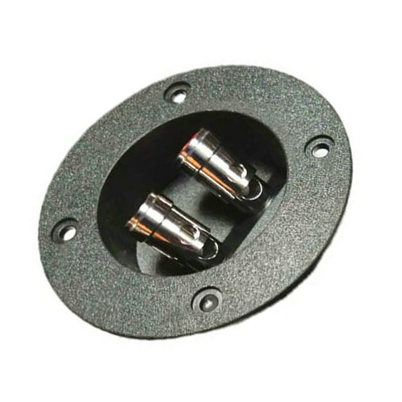 2 Way Speaker Terminals Box Round Spring Cup Connectors for Stereoes ...