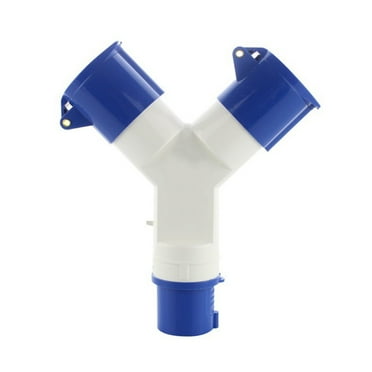 Flame Retardant 2 Way Splitter 16A/32A 220v 3 Pin Industrial Field Plug ...