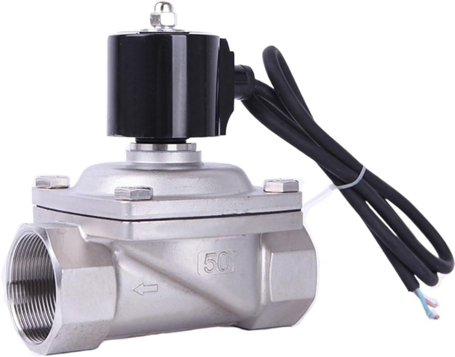 2 Way Stainless Steel 2inch 12v Solenoid Valve Normally Closed For Underwater - Walmart.com