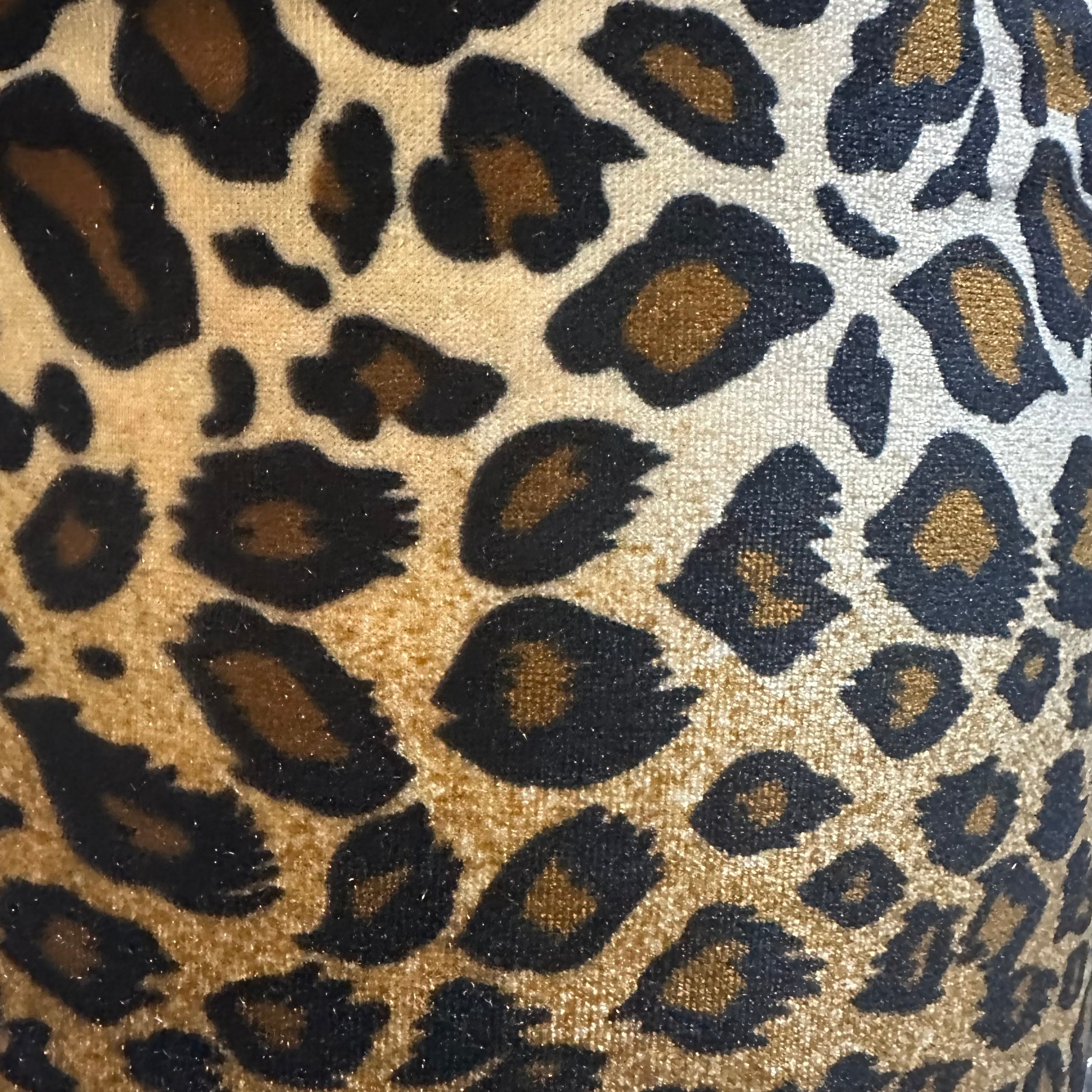 2 Way Stretch Polyester Leopard Pane Fabric Spandex Palace - Walmart.com