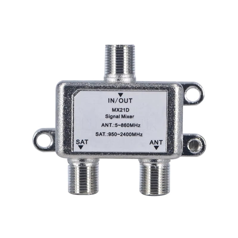 2 Way TV Antenna Satellite Splitter Coaxial Cable Antenna Cable Signal ...