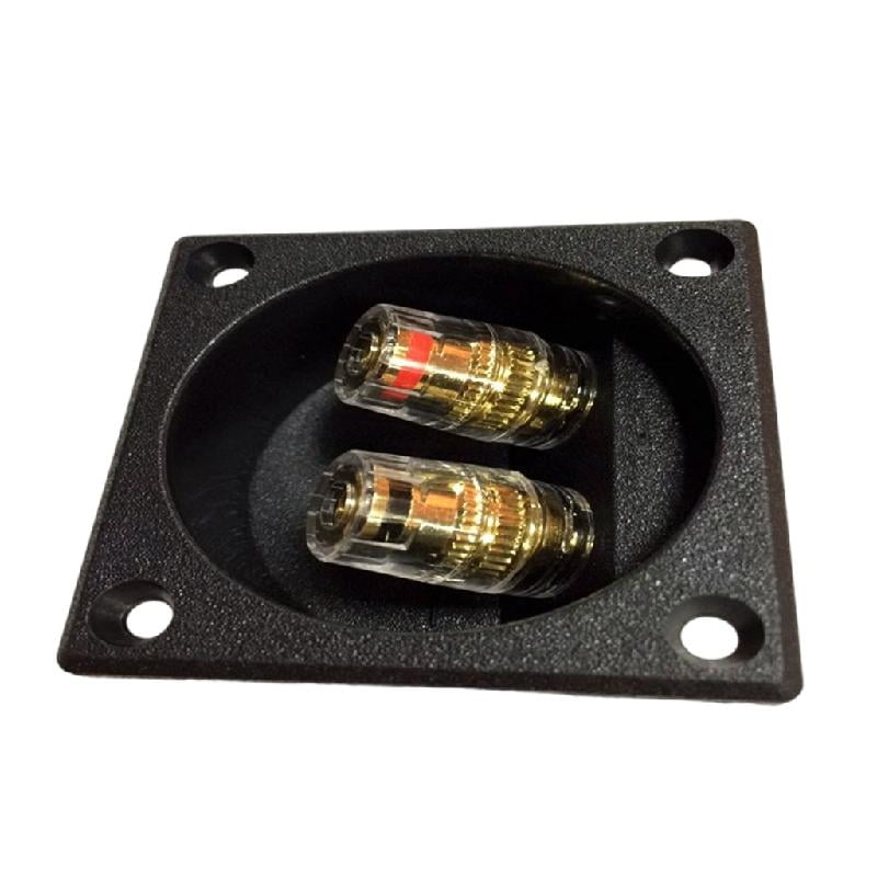 2 Way Terminals Cup Connectors for Speaker Box Subwoofer Banana ...
