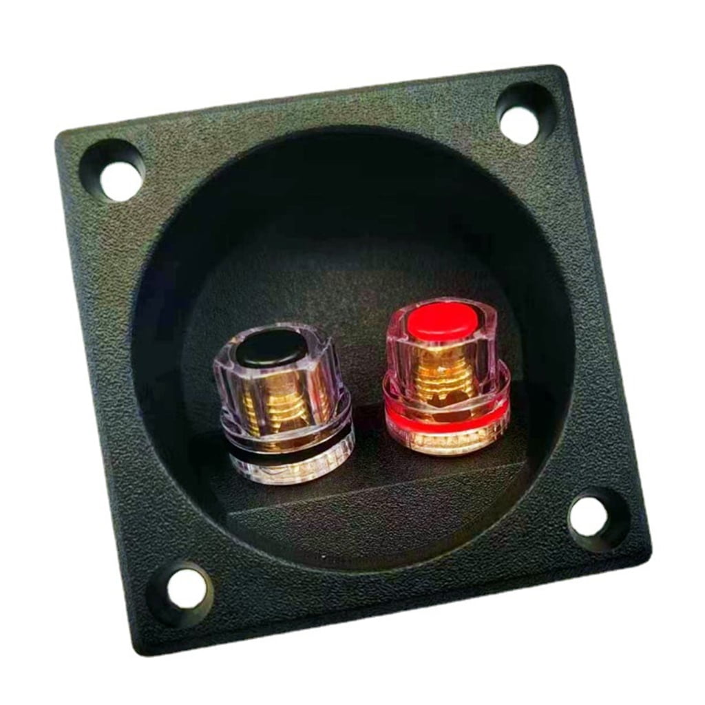 2 Way Terminals Cup Connectors for Speaker Box Subwoofer Banana ...