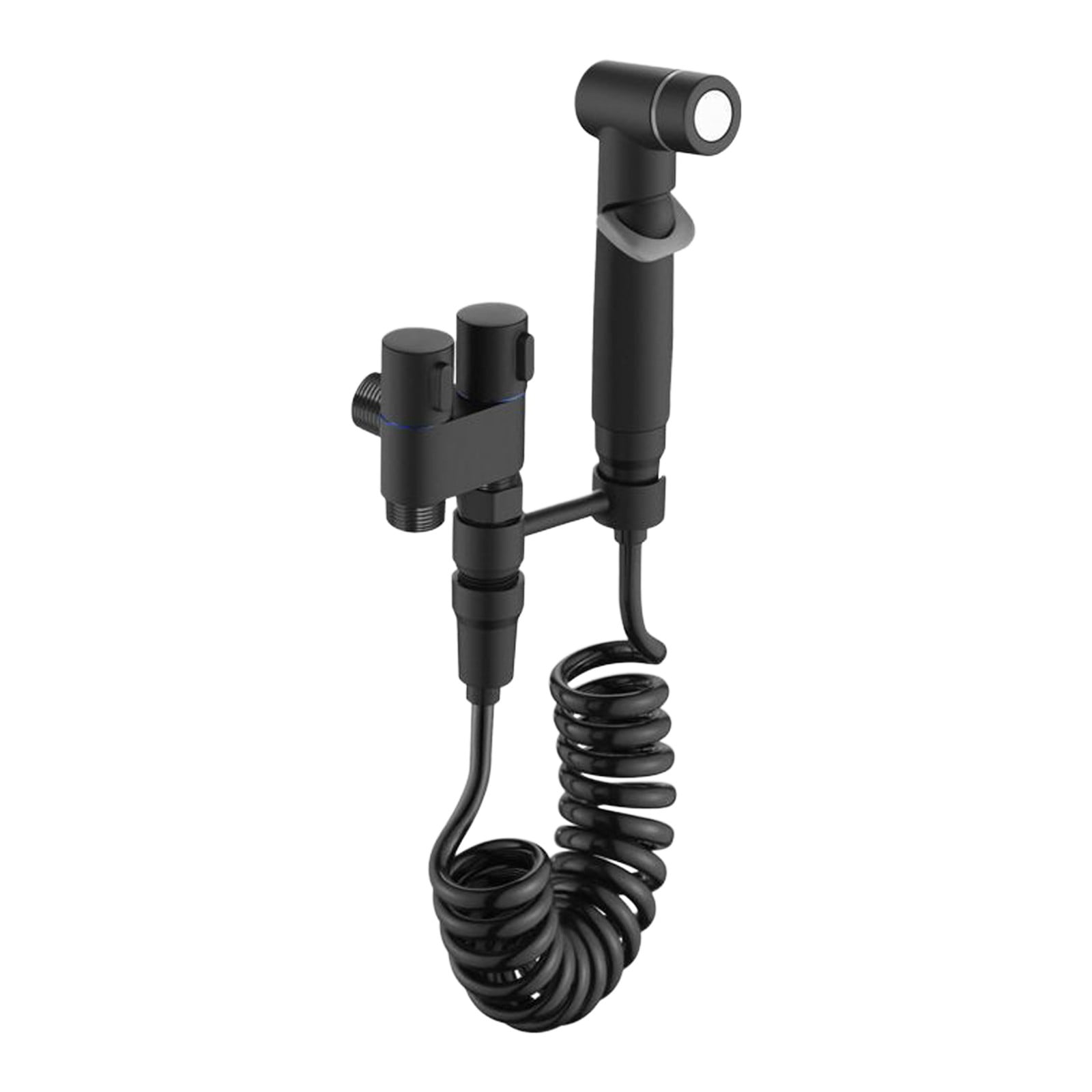 2 Way Toilet Faucet Sprayer Kit 1 In 2 Out Control Brass Material Wide ...