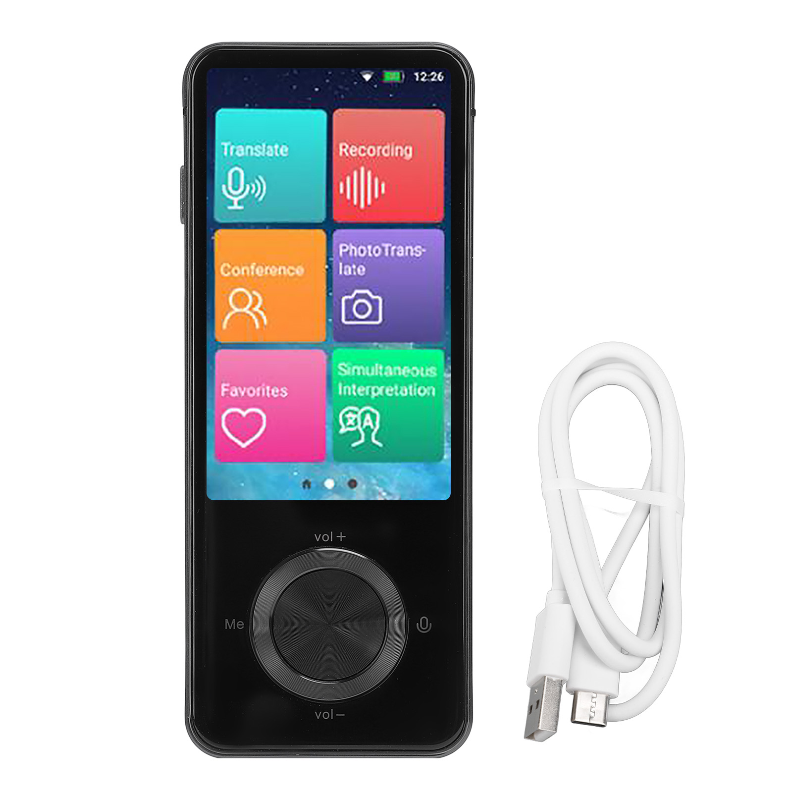 2 Way Translator, Portable 137 Language Translator For Travel For ...