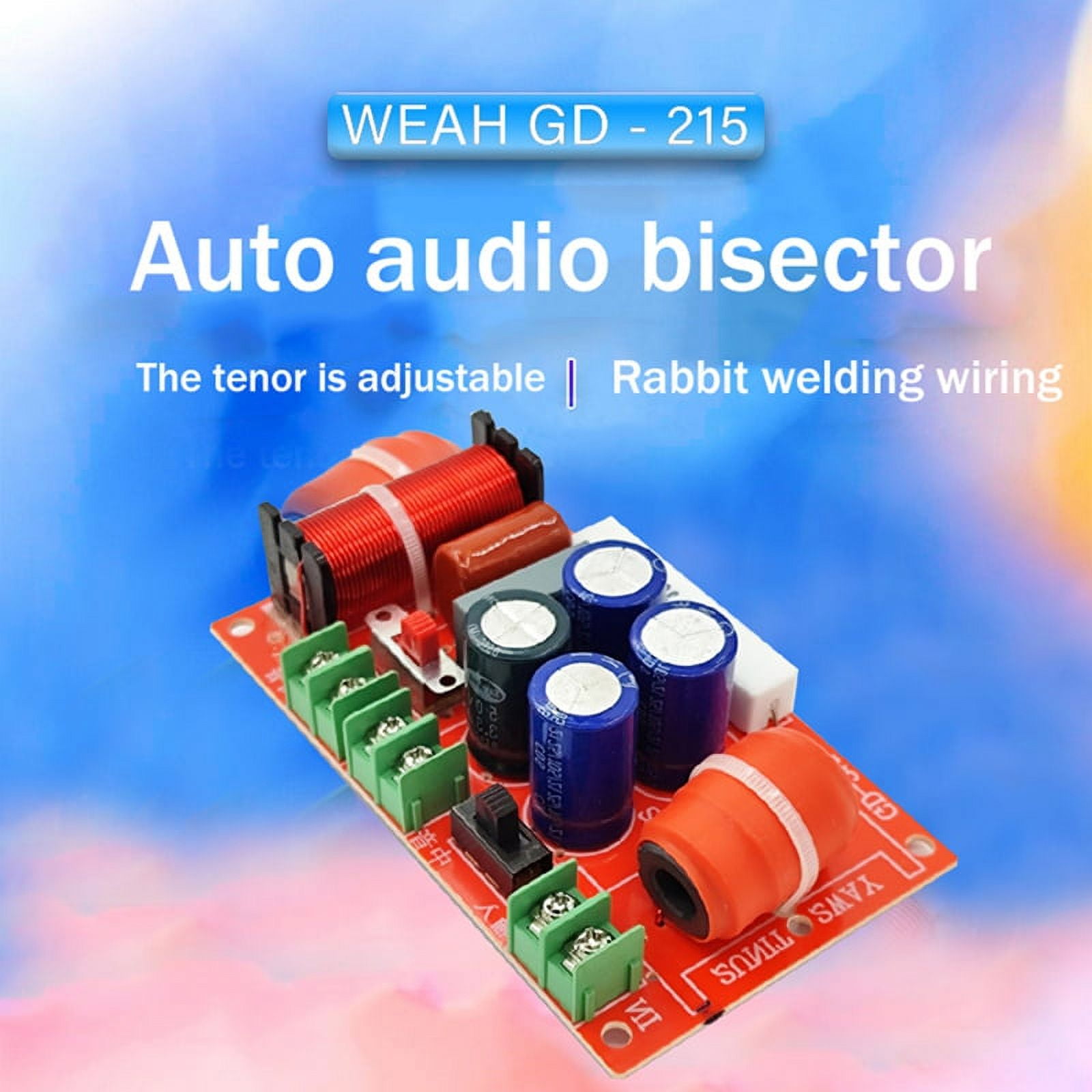 2 Way Treble Midrange Crossover Car Frequency Divider Speaker ...