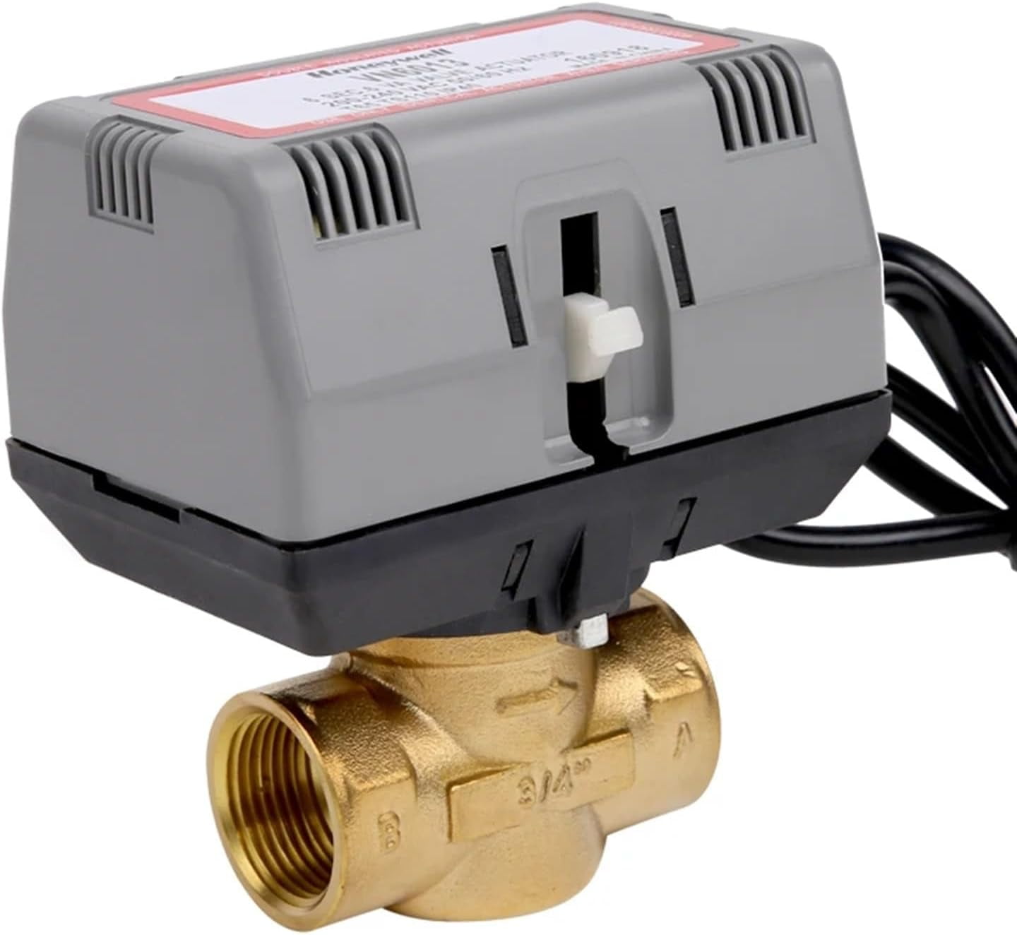 2 Way Type Motorized Shut-Off Valve Brass with VC6013 Fan Coil Electric ...