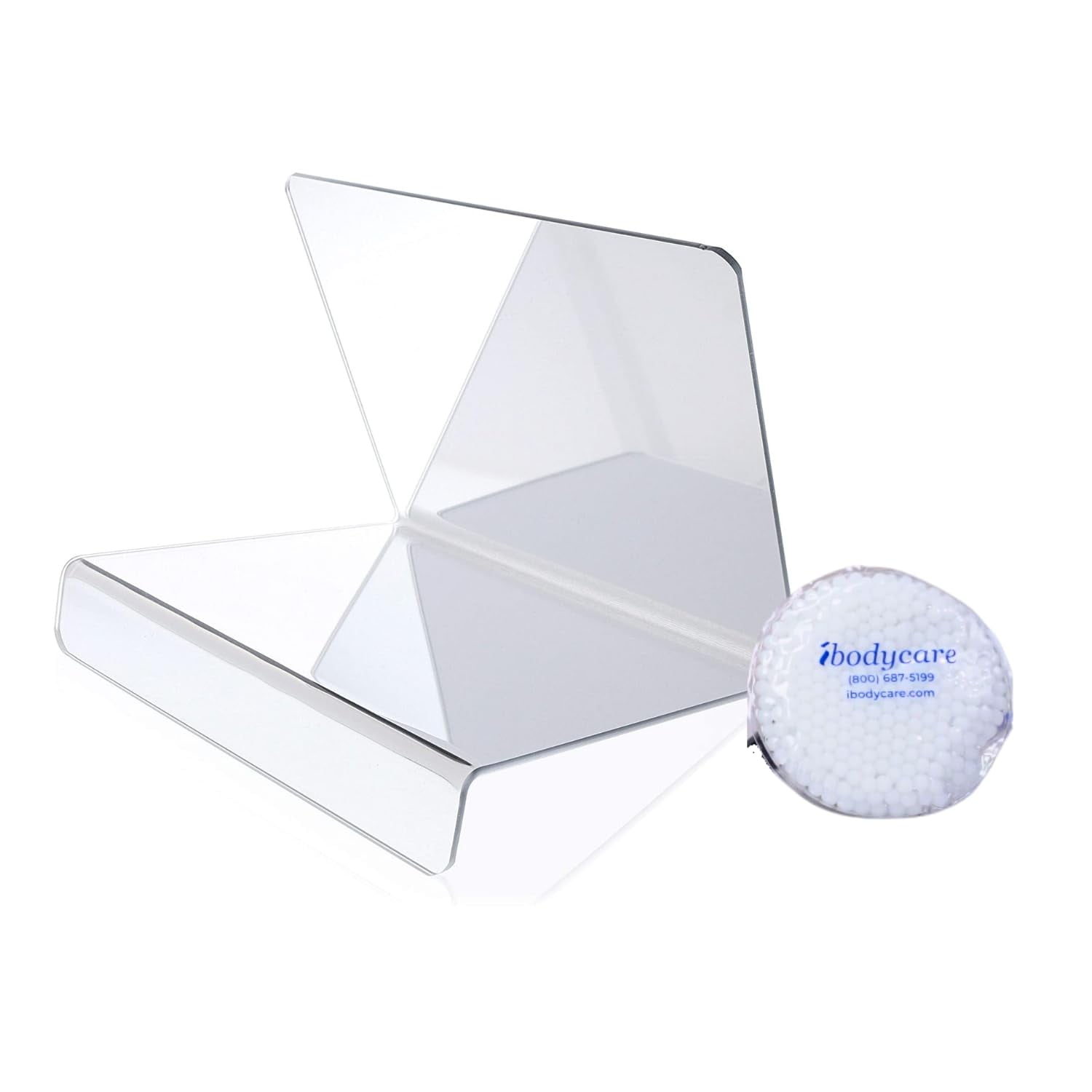 2-Way Vitrectomy Mirror with Ice Pack, 8 inch, for Eye Surgery Recovery ...