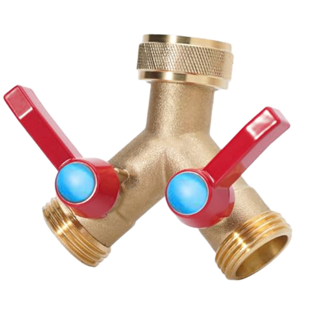 2 Way Water Distributor Y Splitter Garden Hose Adapter For Watering ...