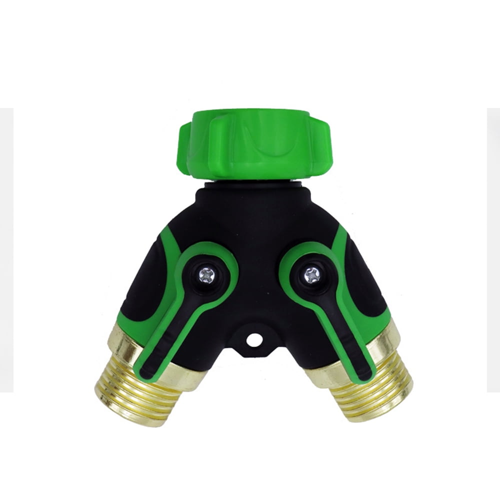 2 Way Water Splitter Heavy Duty, Water Faucet Splitter, Hose Bib ...
