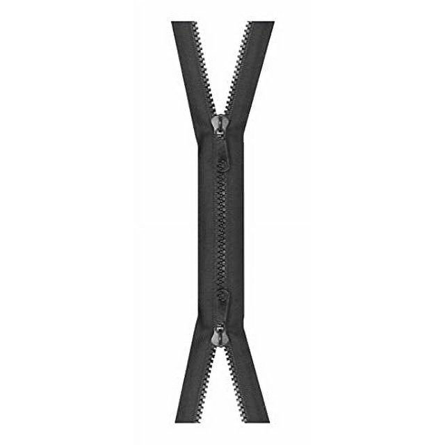 2 Way Zipper - Heavy Duty with Two Way Jacket Zipper Pull Dual Plastic ...