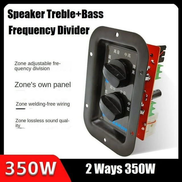 2 Ways 350W Speaker Treble+Bass Frequency Divider Crossovers Speaker ...
