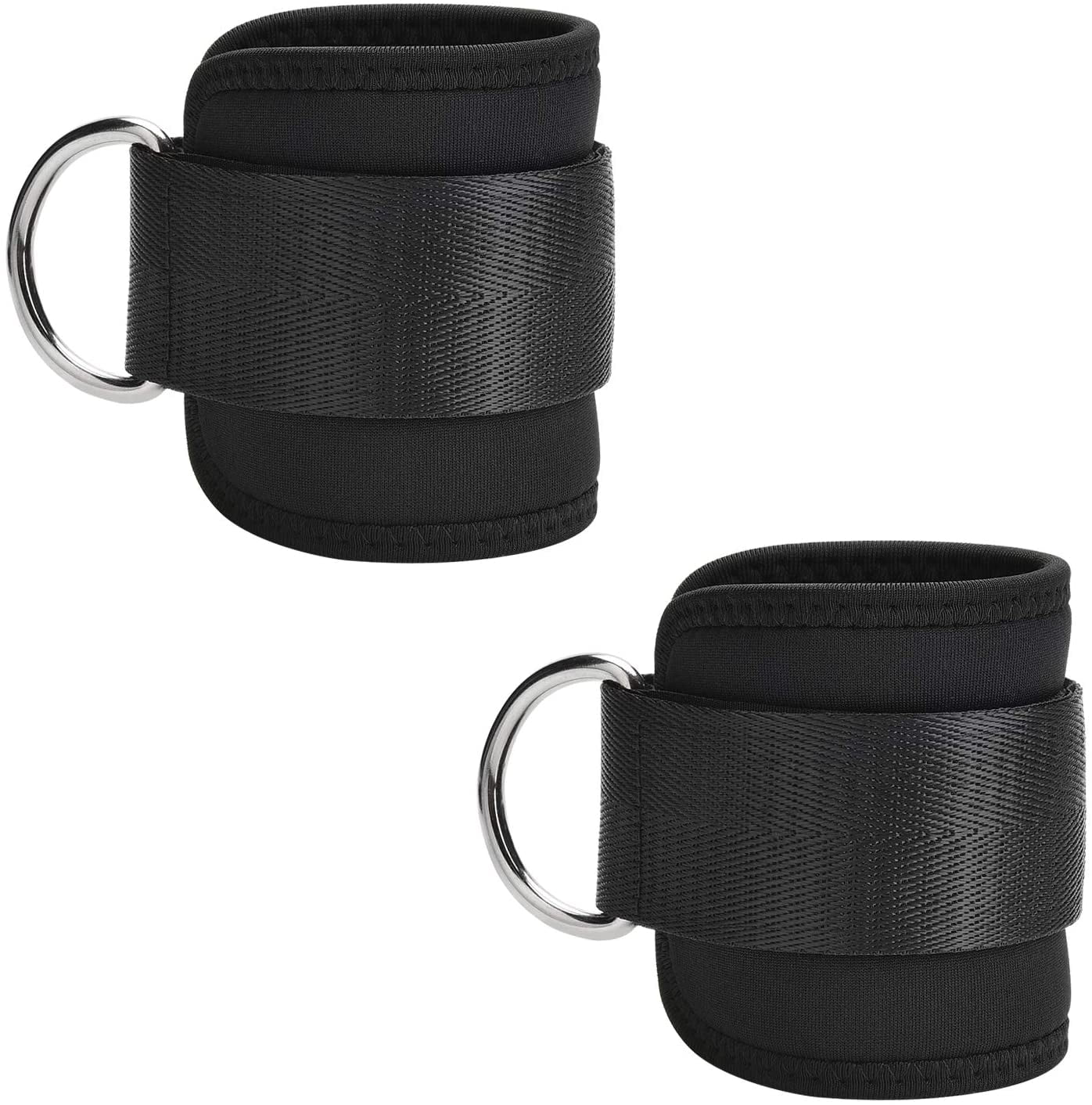 2 Weight Training Ankle Straps With Exercise D-Rings Ankle Cuffs, Used ...