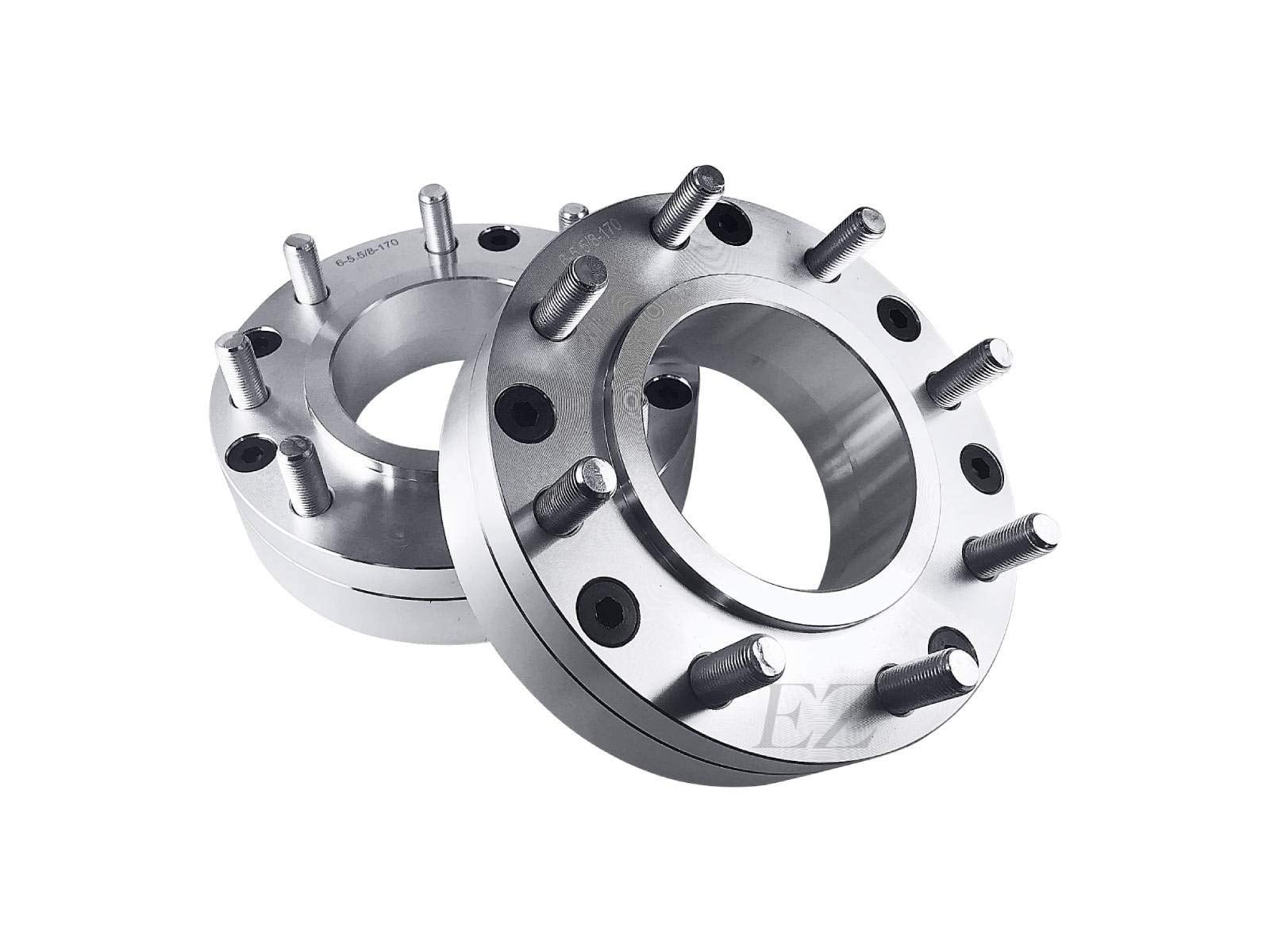 2 Wheel Adapters 7x150 to 8x170 Fits 7 Lug Ford F150 Hub with Lip to ...