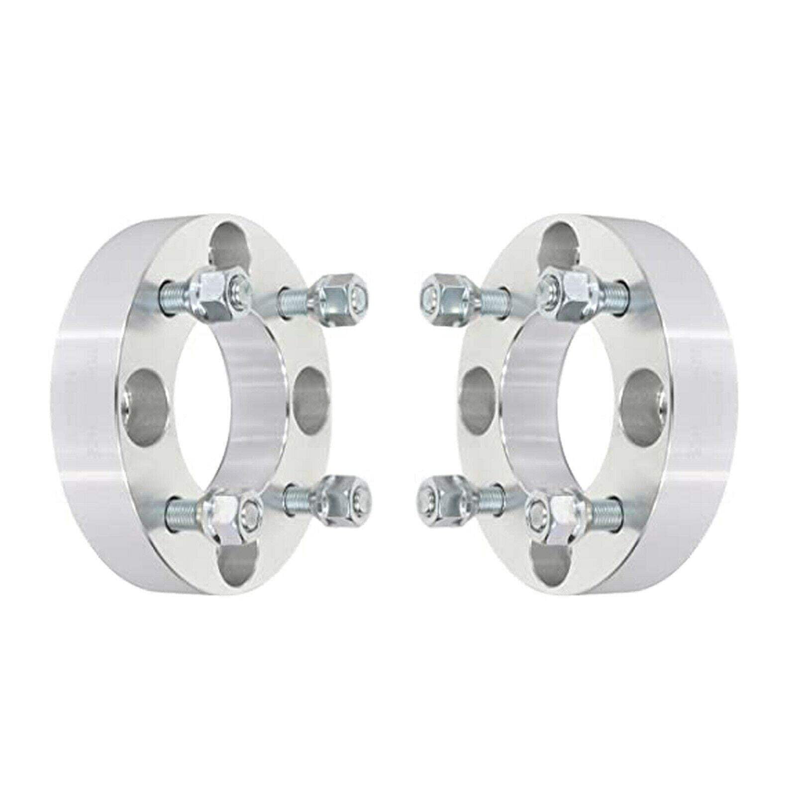 2 Wheel Adapters Spacers 4x4.5 (4x114.3) 1.5" Inch Thick 12x1.5 Studs ...